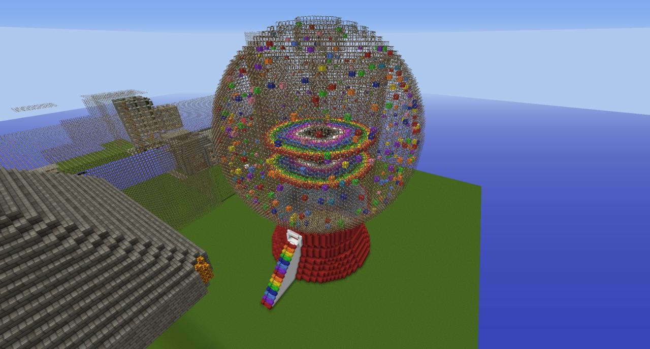 GumBall Spleef Arena Minecraft Map