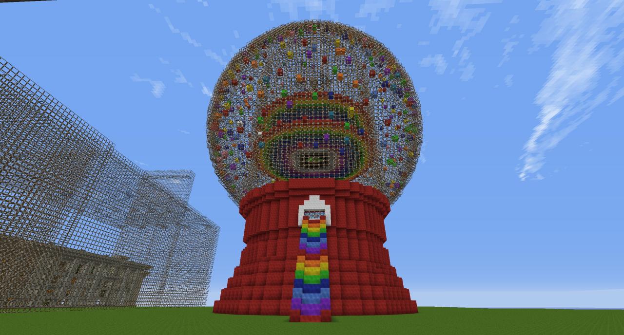 GumBall Spleef Arena Minecraft Map