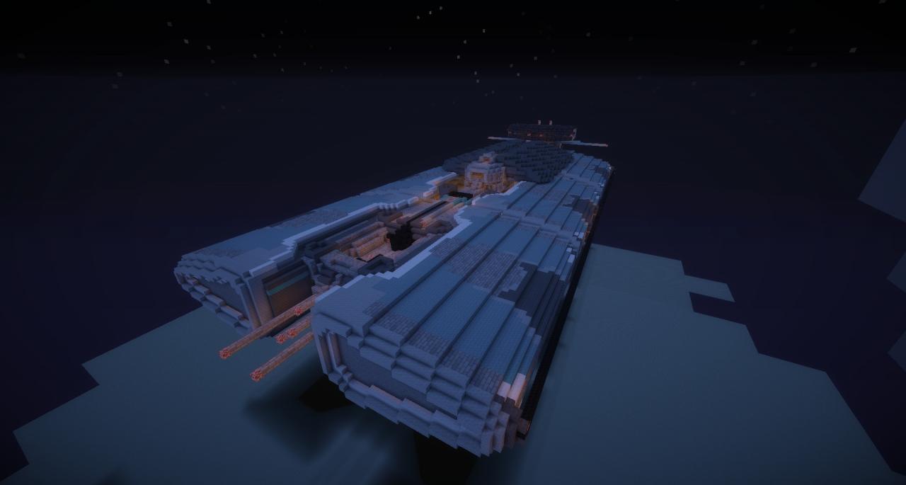 EvE online - Orca (capital industrial ship) Minecraft Map