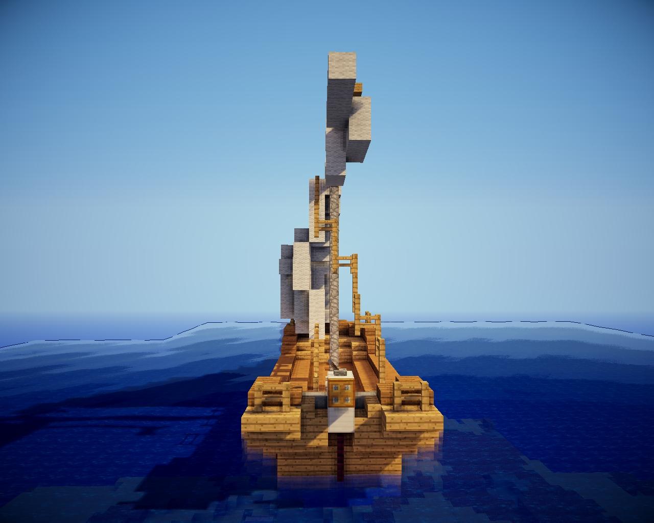 Minature Sail Boat Minecraft Map