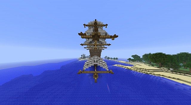 EPIC HUGE SUNKEN SHIP! Minecraft Map