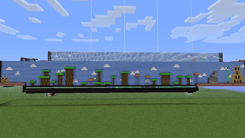 Minecraft games: Super Mario Bros Minecraft Map