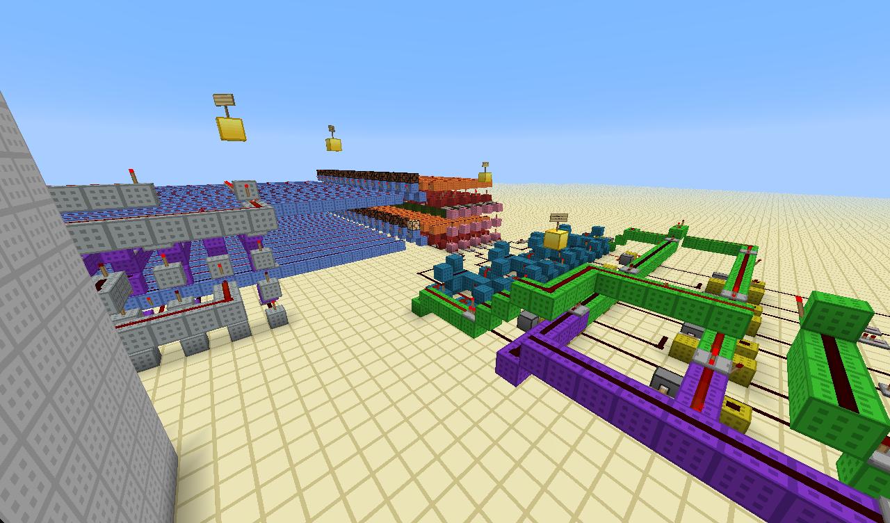 4-bit Calculator Minecraft Map