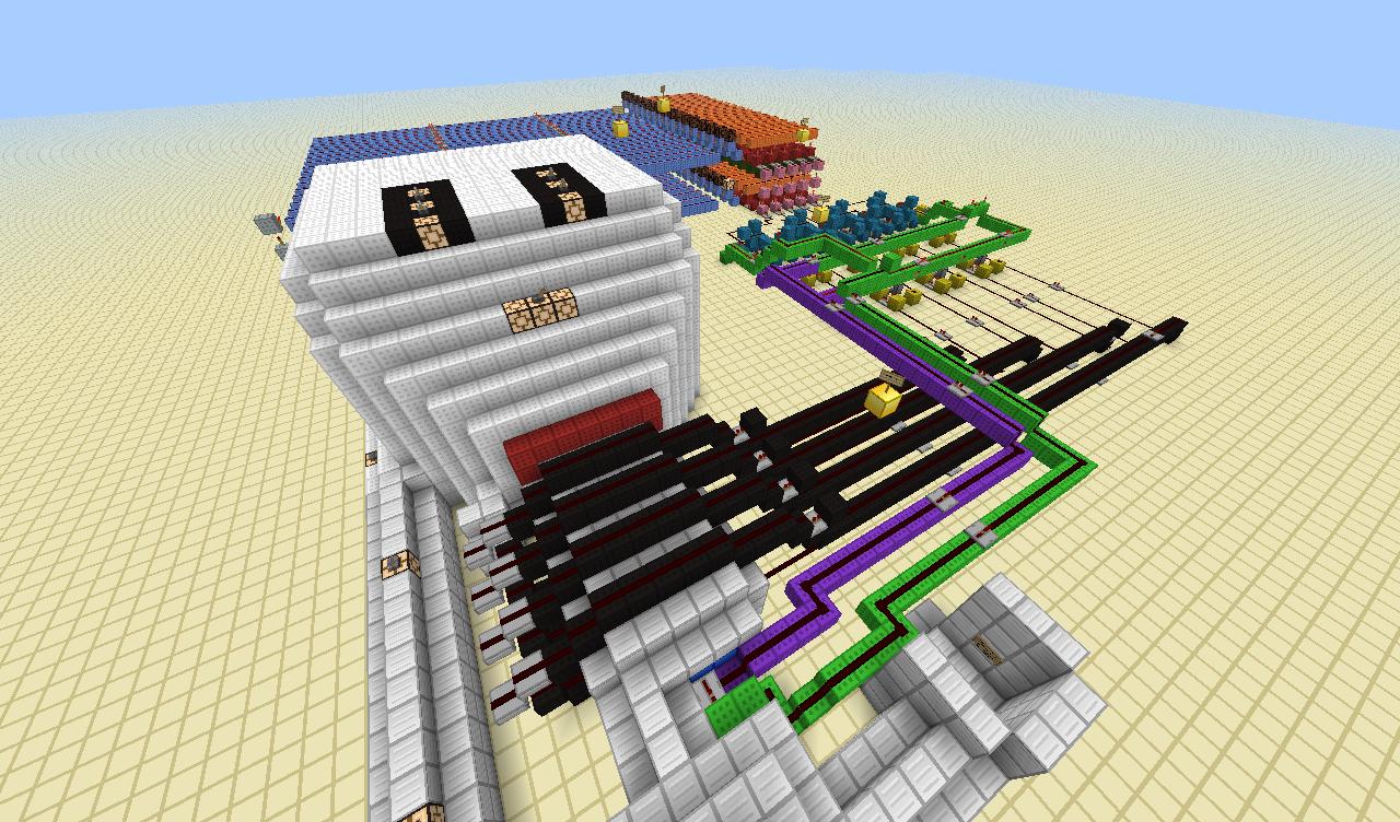 4-bit Calculator Minecraft Map