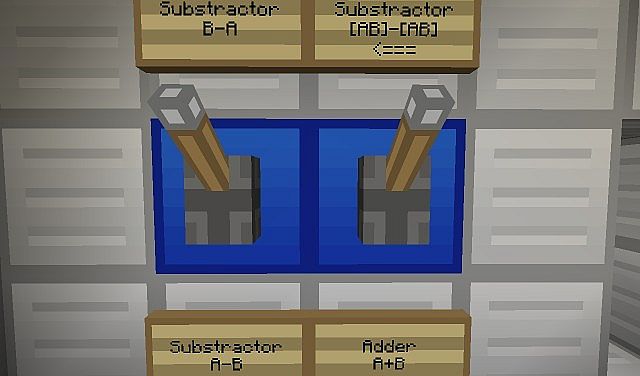 4-bit Calculator Minecraft Map