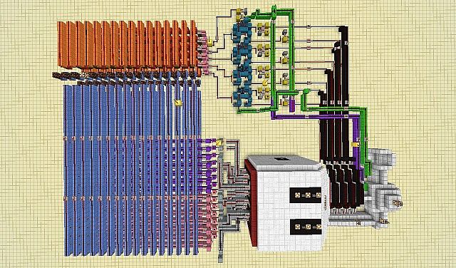 4-bit Calculator Minecraft Map