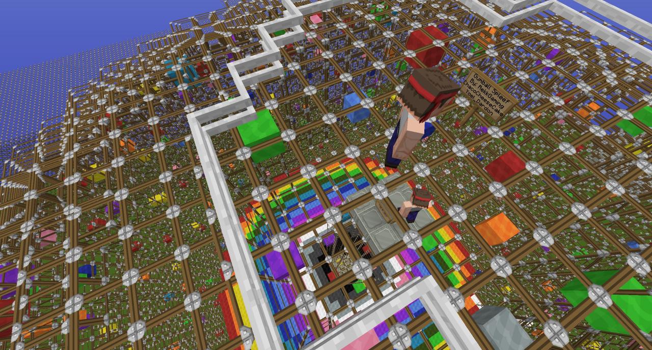 GumBall Spleef Arena Minecraft Map
