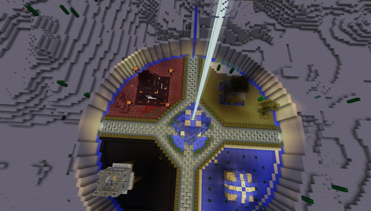 Element based city Minecraft Map