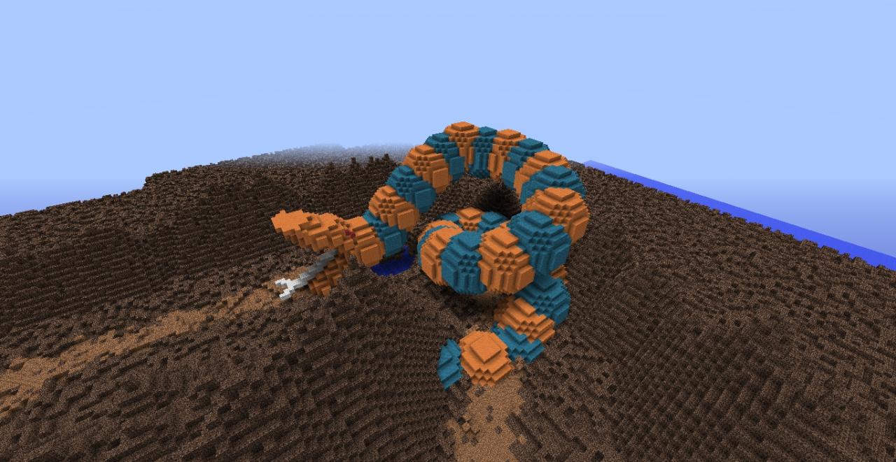 3D Monsters [Five] [2 new] Minecraft Map