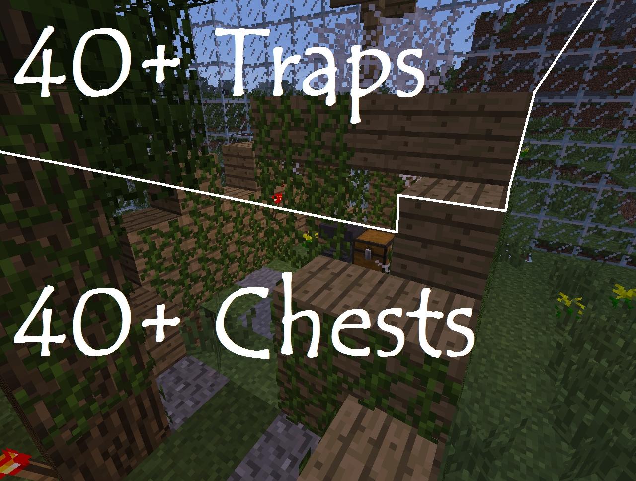 Minecraft CTF: Savages vs Warriors Minecraft Map