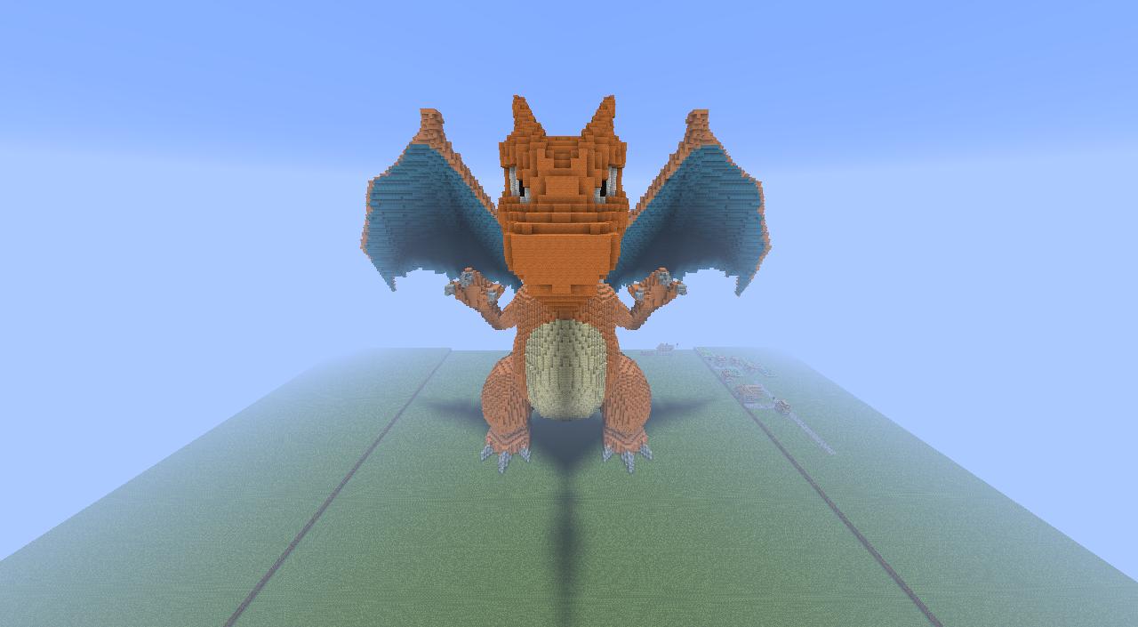 Huge Charizard Schematic Minecraft Project