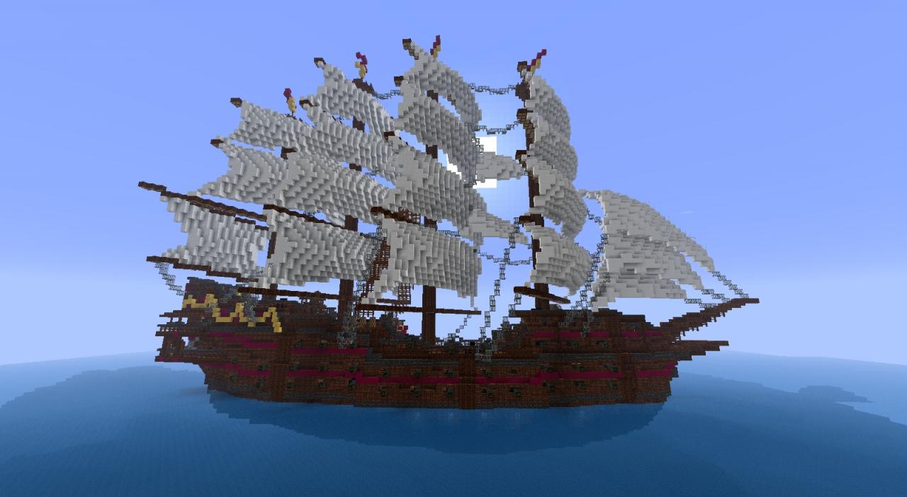 Minecraft Massive Galleon Minecraft Map