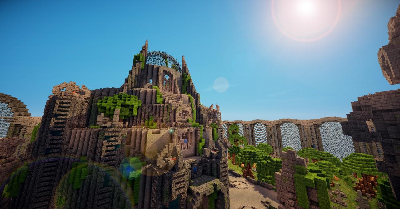 The Old Spawn Hunger Games Arena Minecraft Map