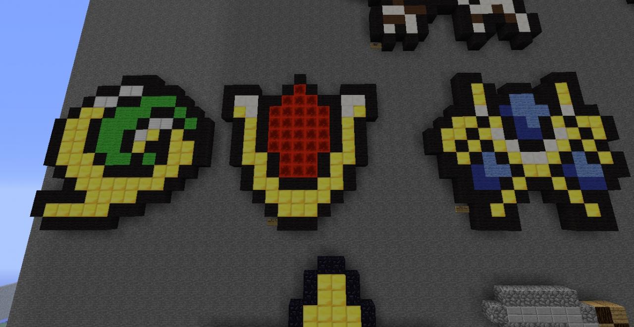 Pixel Art Minecraft Map