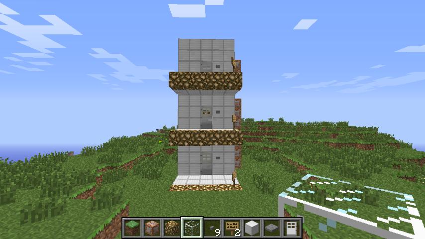 Command block elevator Minecraft Map