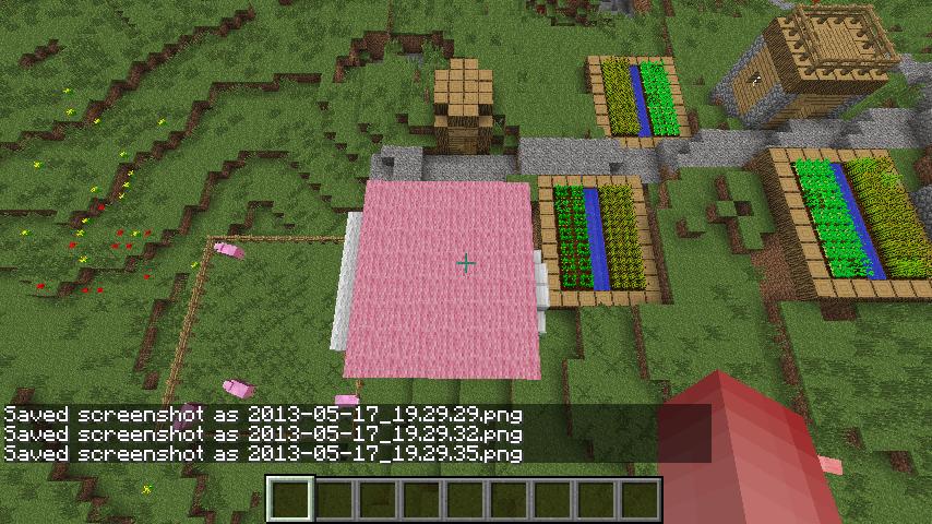 Pink Sheep Head Wool Art Minecraft Map