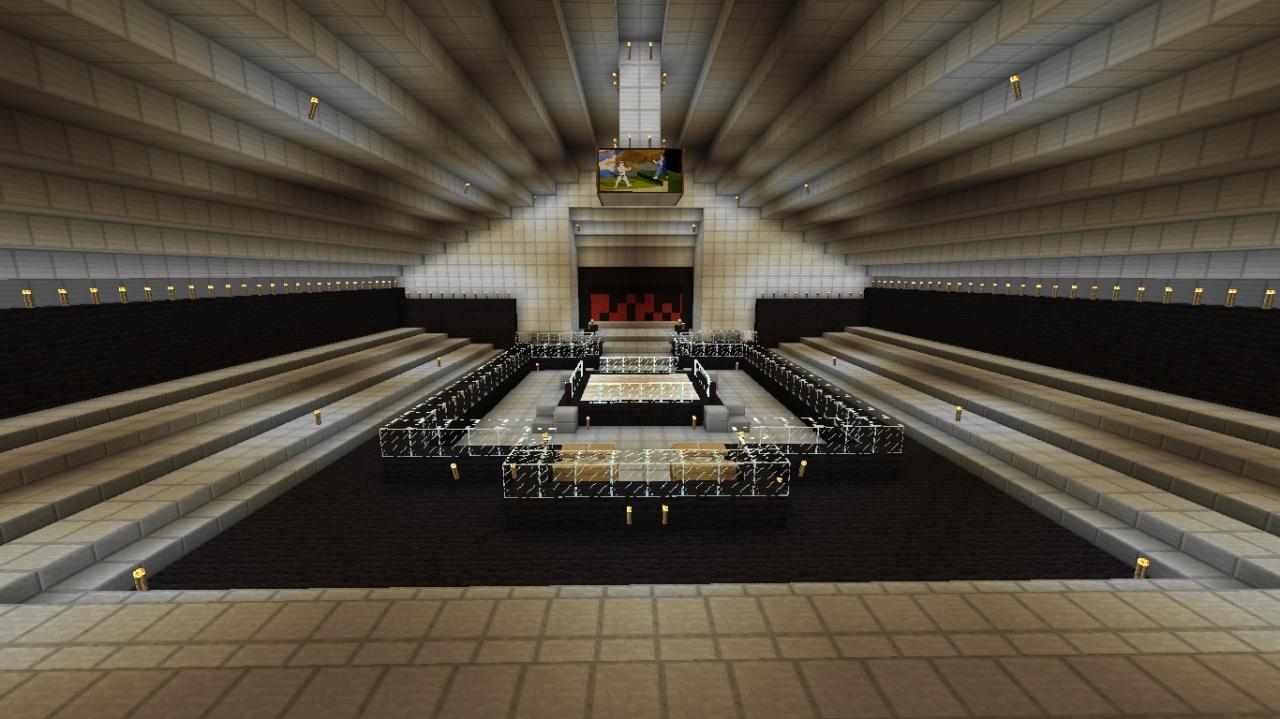 WWE World Wrestling Entertainment Arena! Playable! Minecraft Map