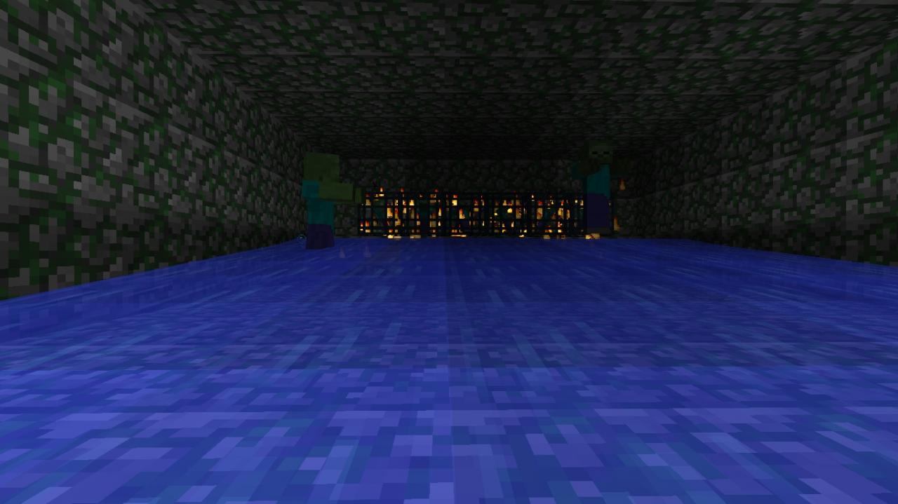 Big House With Secret Basement With Zombie Spawner Trap! Minecraft Map