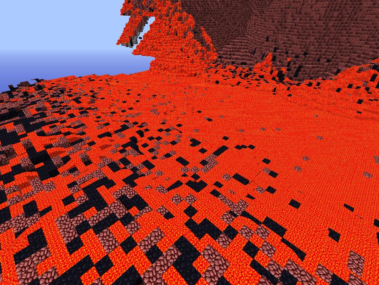 Volcano Minecraft Map