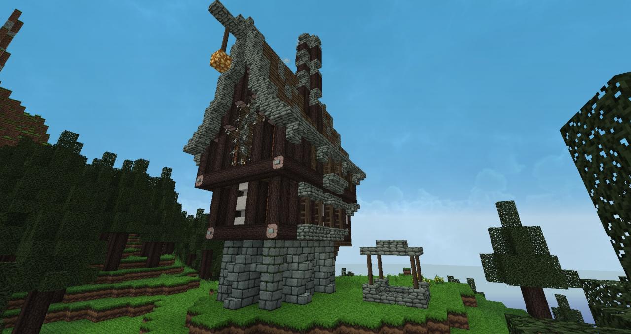 Afterthought, a soldiers house (w/Custom Terrain) Minecraft Map