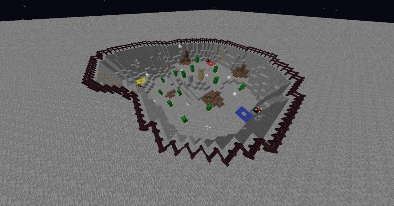 Battle Arena Stone Minecraft Map