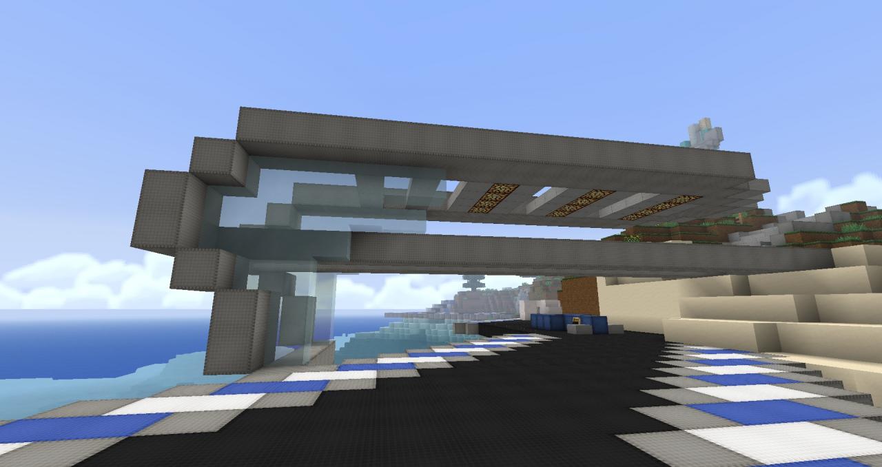 Modern F1 Circuit Minecraft Map