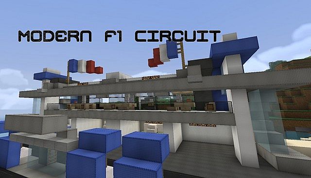 Modern F1 Circuit Minecraft Map