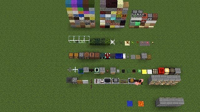 Minecraft Texture Pack Review Map [1.5.1] By MidPoint43 Minecraft Map