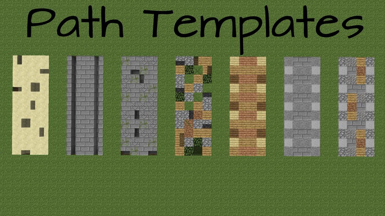 Path Templates Minecraft Project