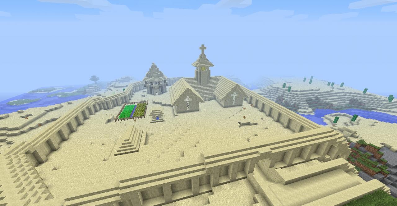 Desert Abbey Minecraft Map