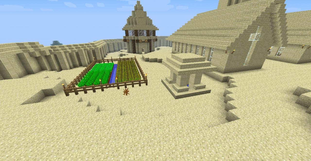 Desert Abbey Minecraft Map