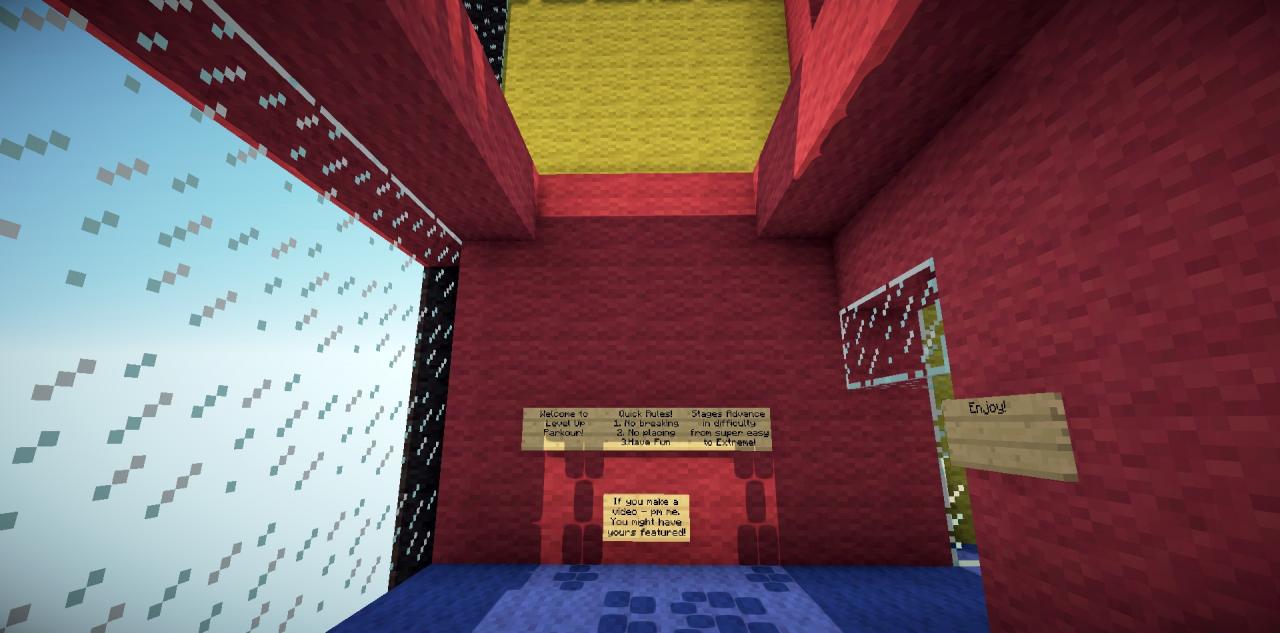 Level Up Parkour Map! Minecraft Map