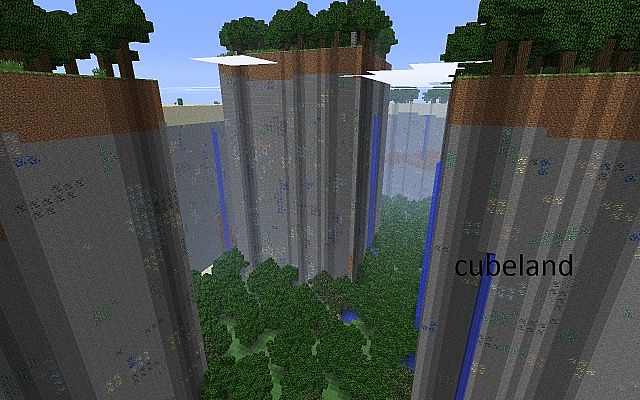 Epic survival map "CUBE LANDS" Minecraft Map