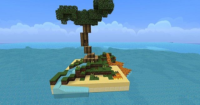 Tropical Island! Survival Map Minecraft Map