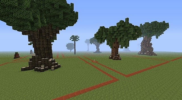 The Evil Sketch's Custom Trees Minecraft Map