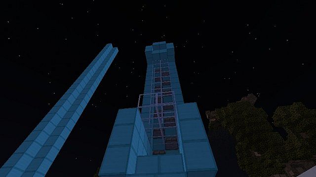 easy piston elevator Minecraft Map