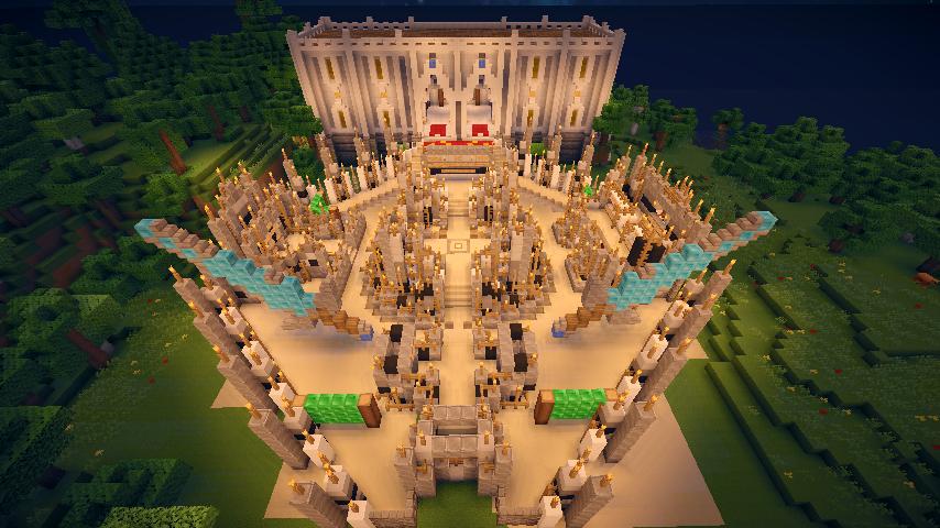 Maximum-Craft Hybrid server spawn Minecraft Map