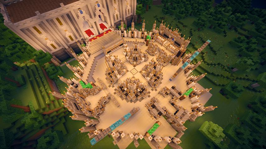 Maximum-Craft Hybrid server spawn Minecraft Map