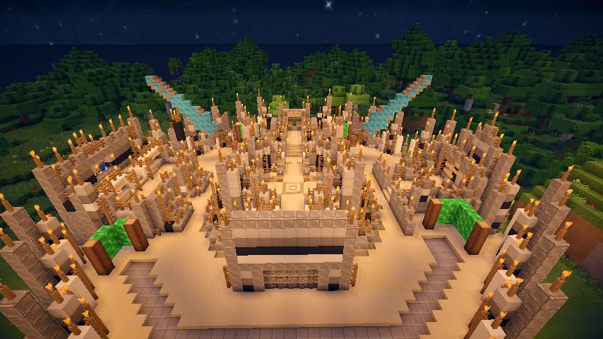 Maximum-Craft Hybrid server spawn Minecraft Map