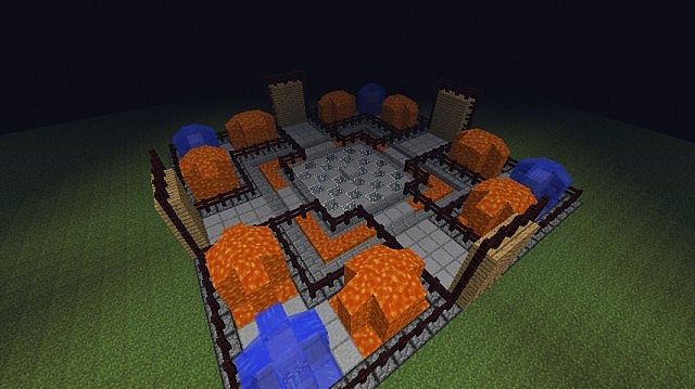 Mostly Lava Spawn! Minecraft Map