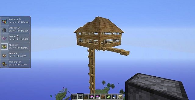 the sky house Minecraft Map
