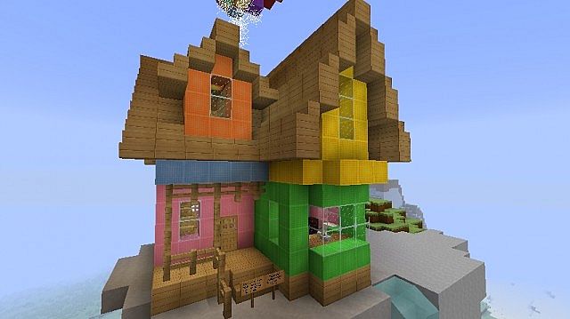 Pixar's Up House Minecraft Project