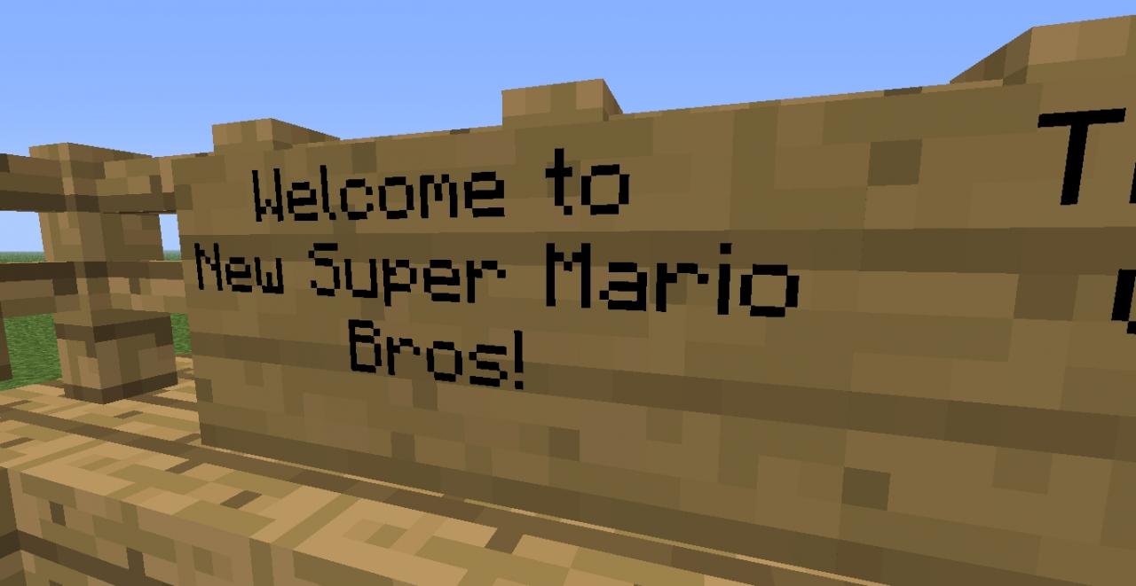 New Super Mario Bros. Minecraft Map