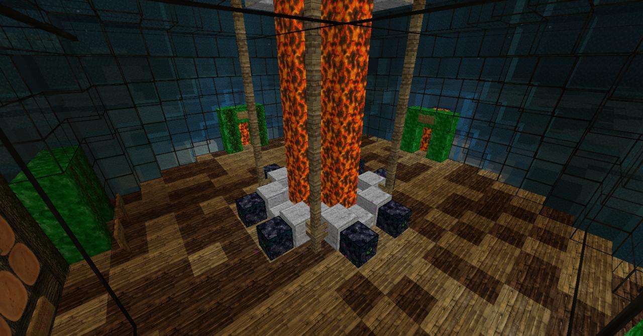 The pvp lobby+ Arena top+Underground Minecraft Map