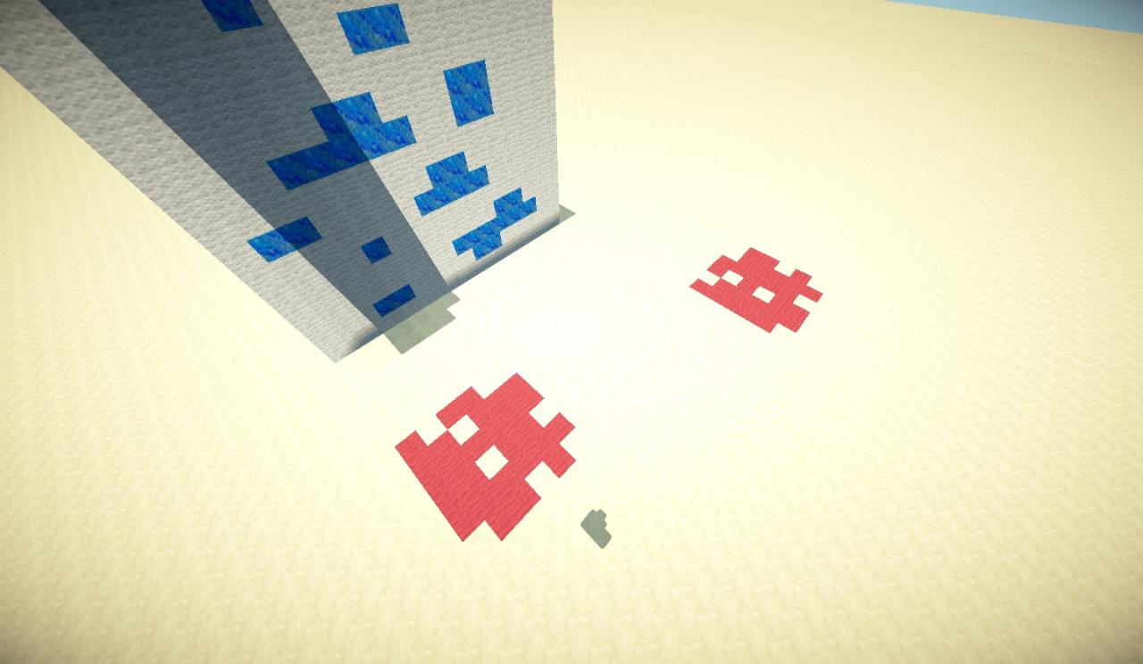 Minecraft blocks in 16x16 Buildings [V0.1] Minecraft Map