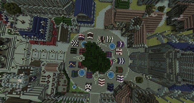 town Minecraft Map