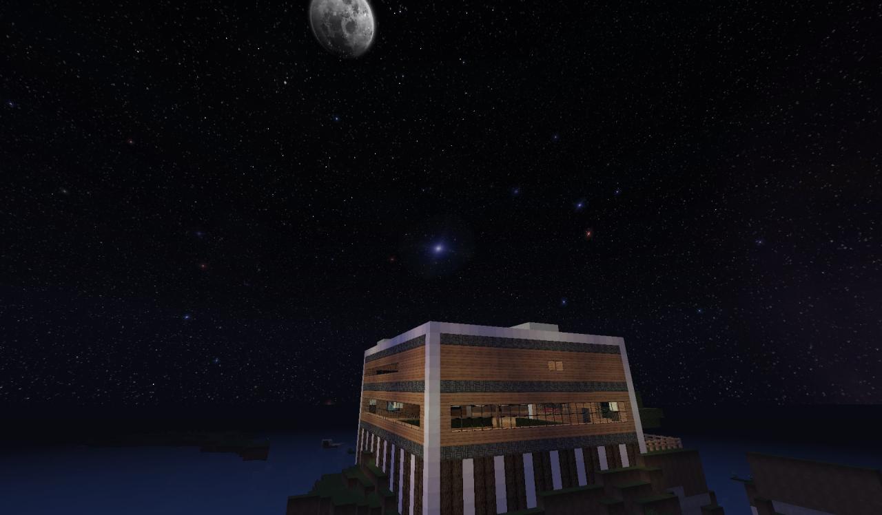 A somewhat Modern House Minecraft Map