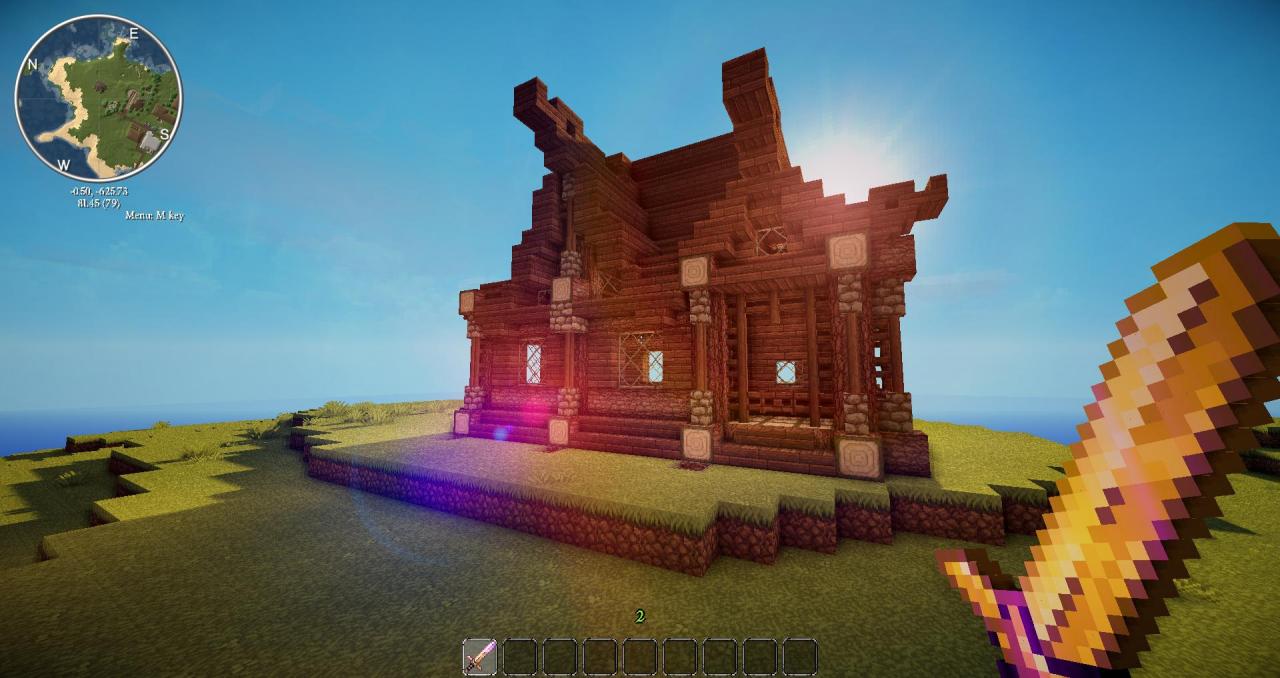 Medieval Log Cabin Minecraft Map