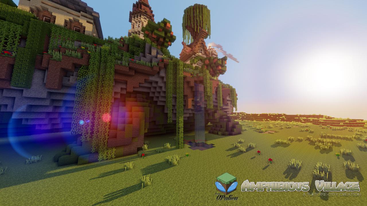 Amphibious Village - A Minecraft Creation by iljazz (opalien) Minecraft Map