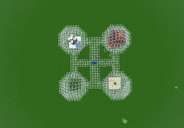 Flying biomes || Flying lands Minecraft Map